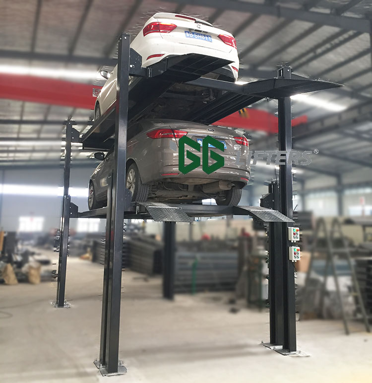 4 POST TRIPLE STACKER LIFT_Car lift|Car parking lift|Hydraulic car lift ...